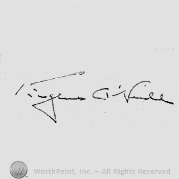 Mark with Signature: Eugene O'Neill. | #608037
