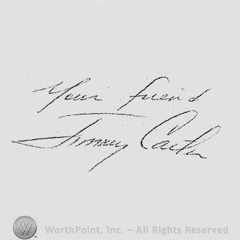 Mark with Signature: Jimmy Carter. | #608067