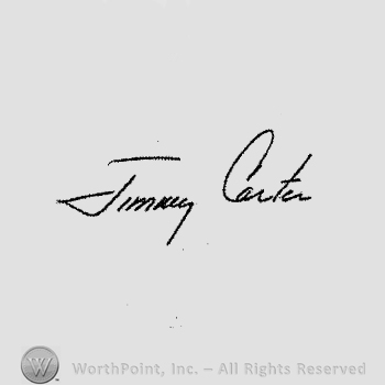 Mark with Signature: Jimmy Carter. | #608068