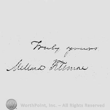 Mark with Signature: Millard Fillmore. | #608078