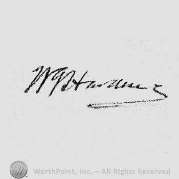 Mark with Signature: Warren G. Harding. | #608099