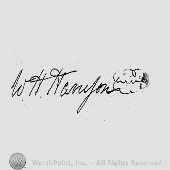 Mark with Signature: William Henry Harrison. | #608104