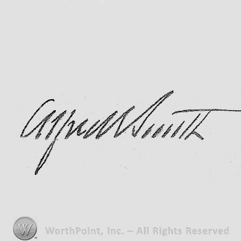Mark with Signature: Alfred E. Smith. | #608179