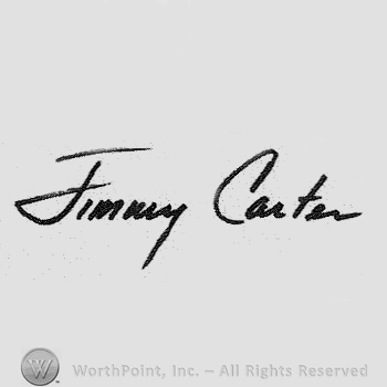 Mark with Signature: Jimmy Carter. | #608181