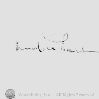 Mark with Signature: Indira Gandhi. | #608207