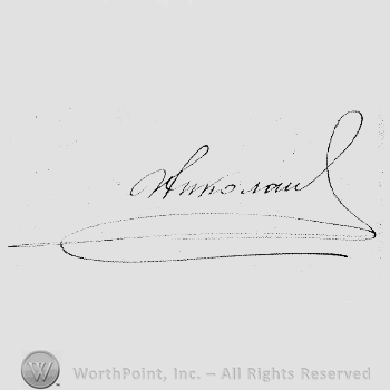 Mark with Signature: Nicholas II. | #608221