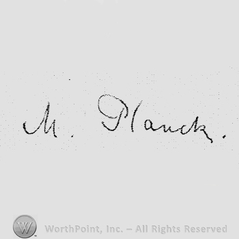 Mark with Signature: Max Planck. | #608236