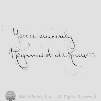 Mark with Signature: Reginald de Koven. | #608245