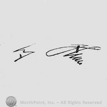 Mark with Signature: Adolf Hitler. | #608287