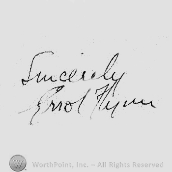 Mark with Signature: Errol Flynn. | #608289