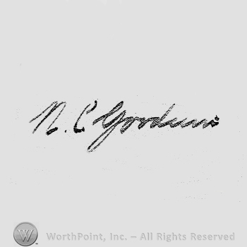 Mark with Signature: Nathaniel Carl "Nat" | #608296