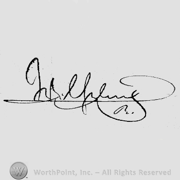 Mark with Signature: Wilhelm II. | #608319