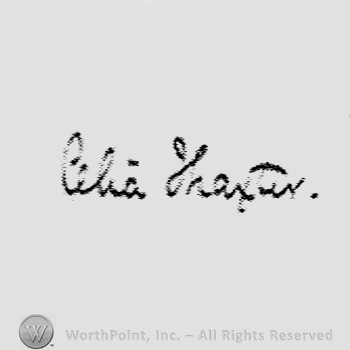 Mark with Signature: Celia Thaxter. | #608323