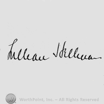 Mark with Signature: Lillian Hellman. | #608325