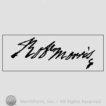 Mark with Signature: Robert Morris. | #608833