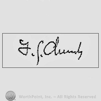 Mark with Signature: Frederick S. Church. | #608861