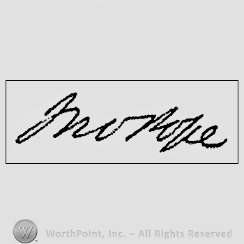 Mark with Signature: Jno Pope. | #608874