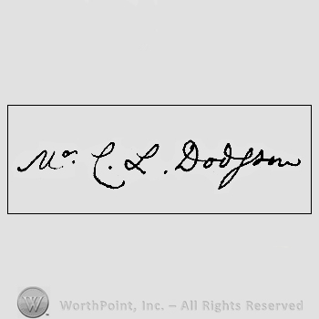 Mark with Signature: Charles L. Dodgson. | #608897