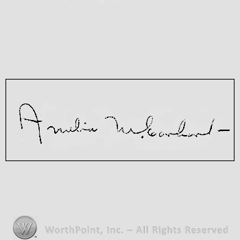 Mark with Signature: Amelia Earhart. | #608899