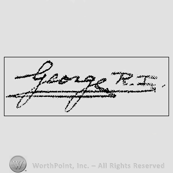 Mark with Signature: George VI. | #608908
