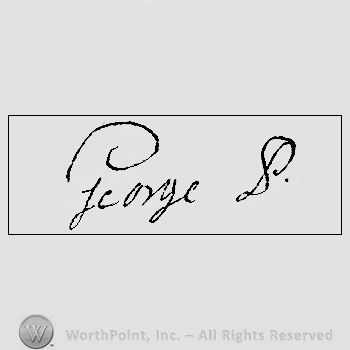 Mark with Signature: George II. | #608917