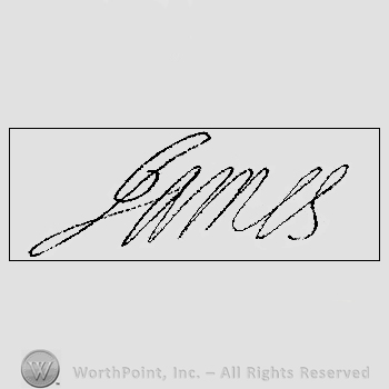 Mark with Signature: James II of England. | #608921