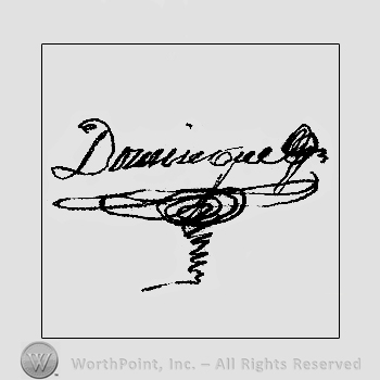 Mark with Signature: Michel Domingue. | #608953