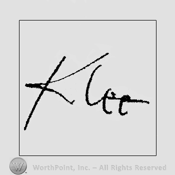 Mark with Signature: Paul Klee. | #609001
