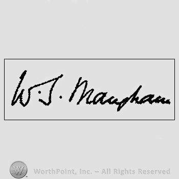 Mark with Signature: William Somerset Maugham. | #609029