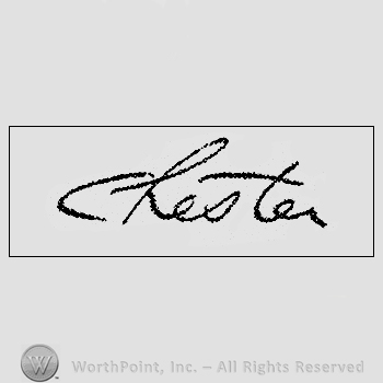 Mark with Signature: Chester A. Arthur. | #609080