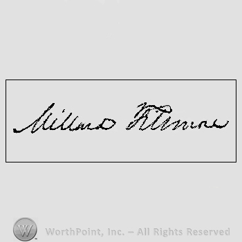 Mark with Signature: Millard Fillmore. | #609093