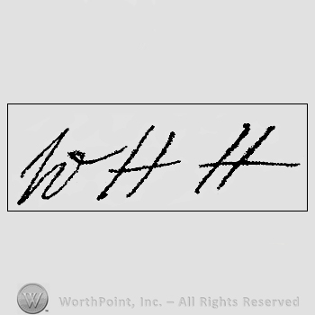 Mark with Signature: William Henry Harrison. | #609117