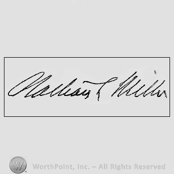 Mark with Signature: Nathan L. Miller. | #609172