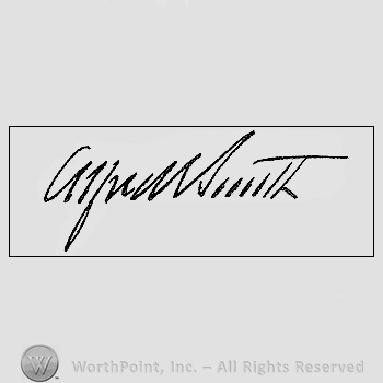 Mark with Signature: Alfred E. Smith. | #609173