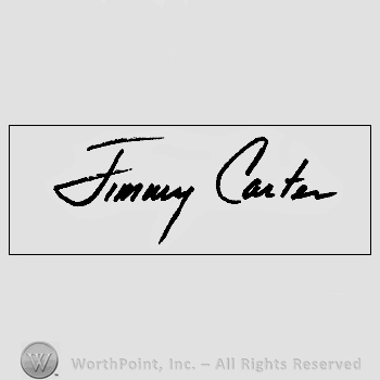 Mark with Signature: Jimmy Carter. | #609175