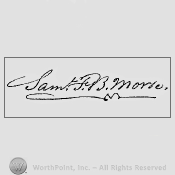 Mark with Signature: Samuel Finley Breese Morse. | #609217