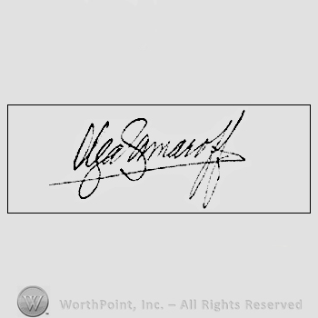 Mark with Signature: Olga Samaroff. | #609237