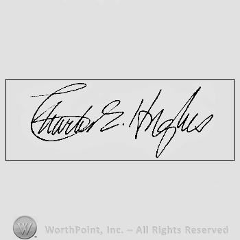 Mark with Signature: Charles E. Hughes. | #609243