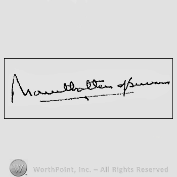Mark with Signature: Mountbatten of Burma. | #609261