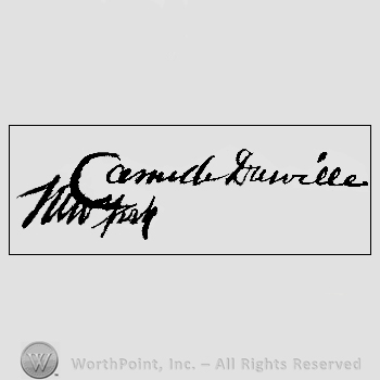 Mark with Signature: Camille Darville. | #609267