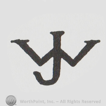 Mark with the initials JW overlapping | #6094