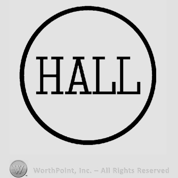 Mark with Hall written in a circle, capital | #60984
