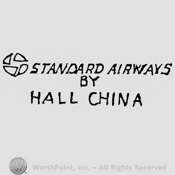 Mark with Written on 3 lines: Standard Airways by | #61041