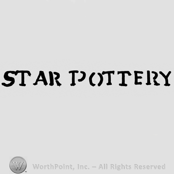 Mark with The text "STAR POTTERY". | #61129