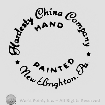 Mark with The text "Hardesty China Company New | #61180