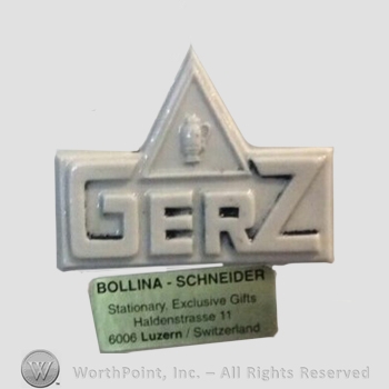 Mark with The text '' Gerz'', a triangle and a | #613161