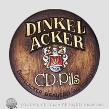 Mark with A circle , the text ''Dinkelacker CD | #613311