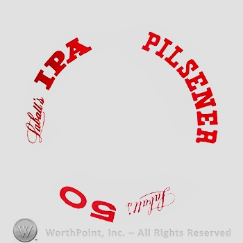 Mark with The text ''Labatt's Ipa Pilsener 50''. | #613398