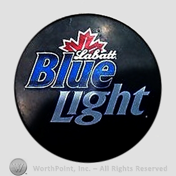 Mark with A circle, the text ''Labatt Blue | #613399