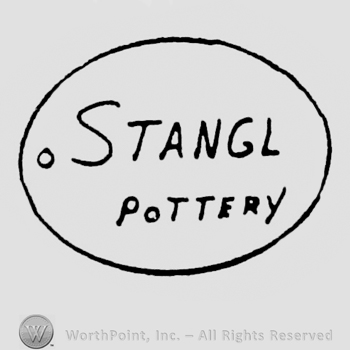 Mark with Stangl Pottery written on 2 lines | #61351